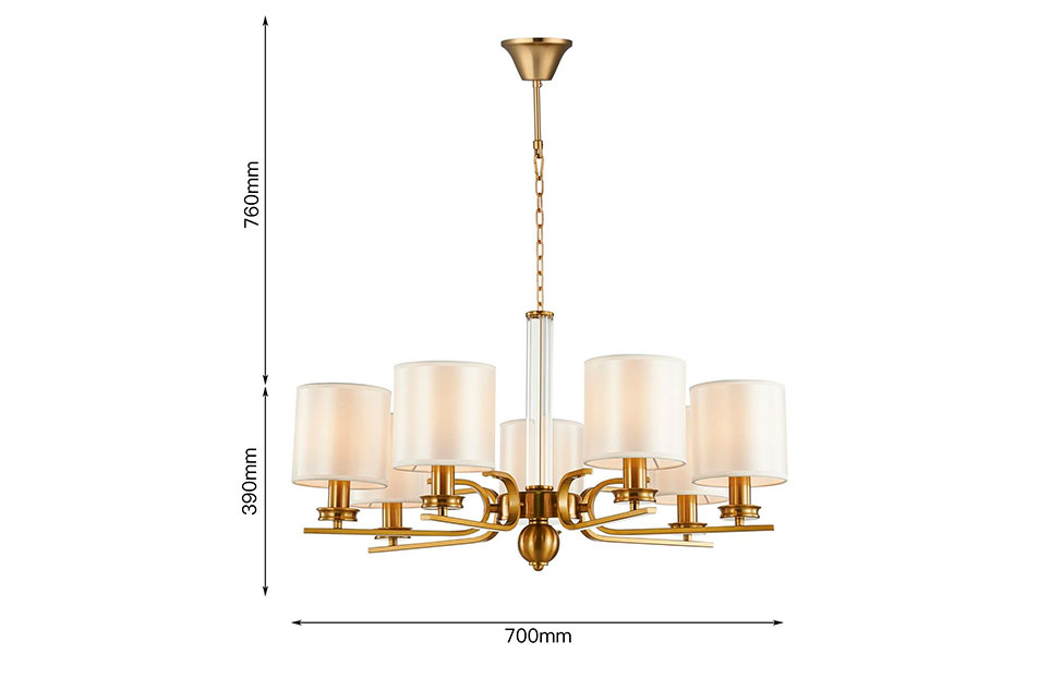 Подвесная люстра Venustus 2679-7P , Белый OXE.000.00 купить в Москве от ...