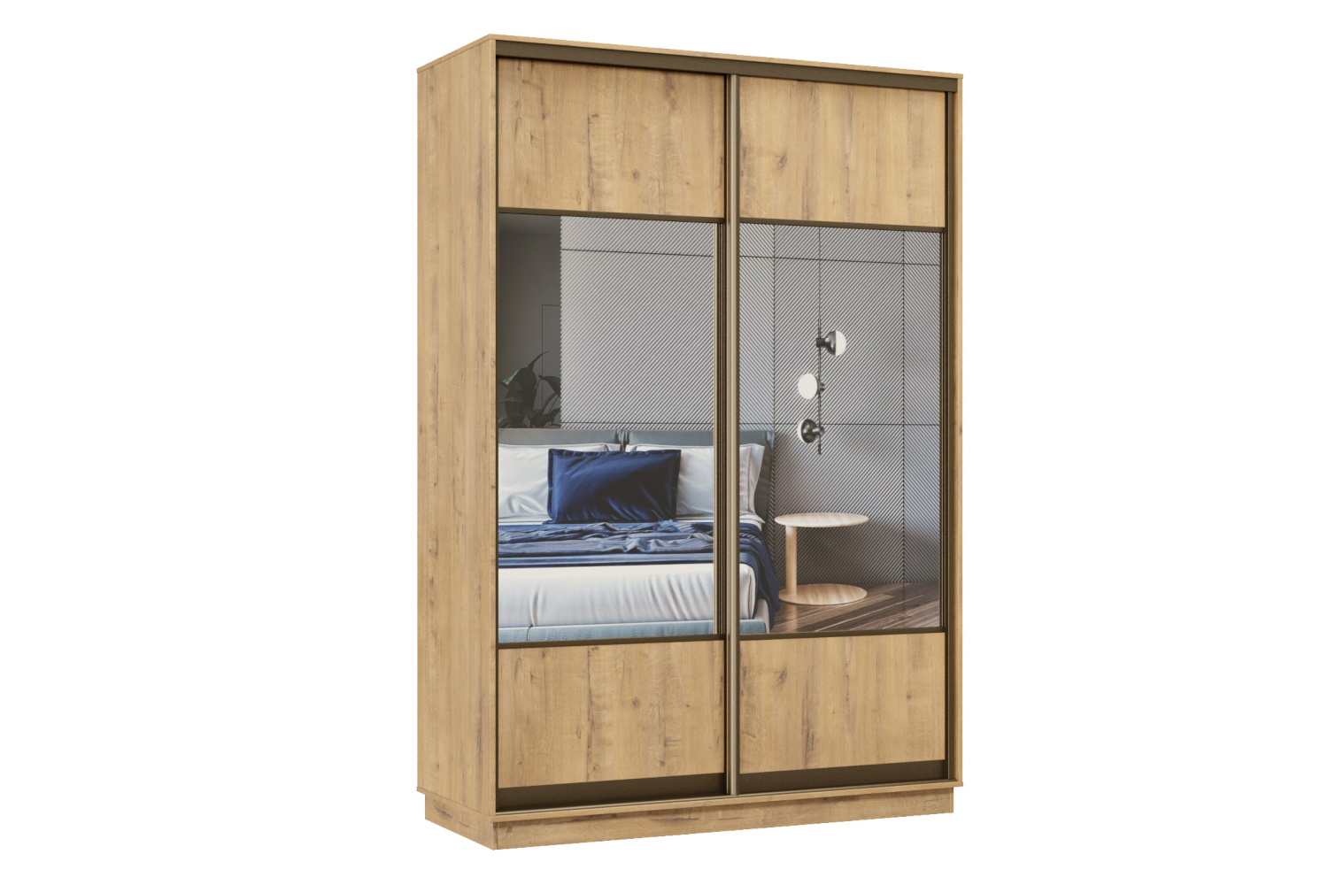 Шкаф-купе Nobu 10, Дуб бунратти, С полками RN9.010.00 купить в Москве ...